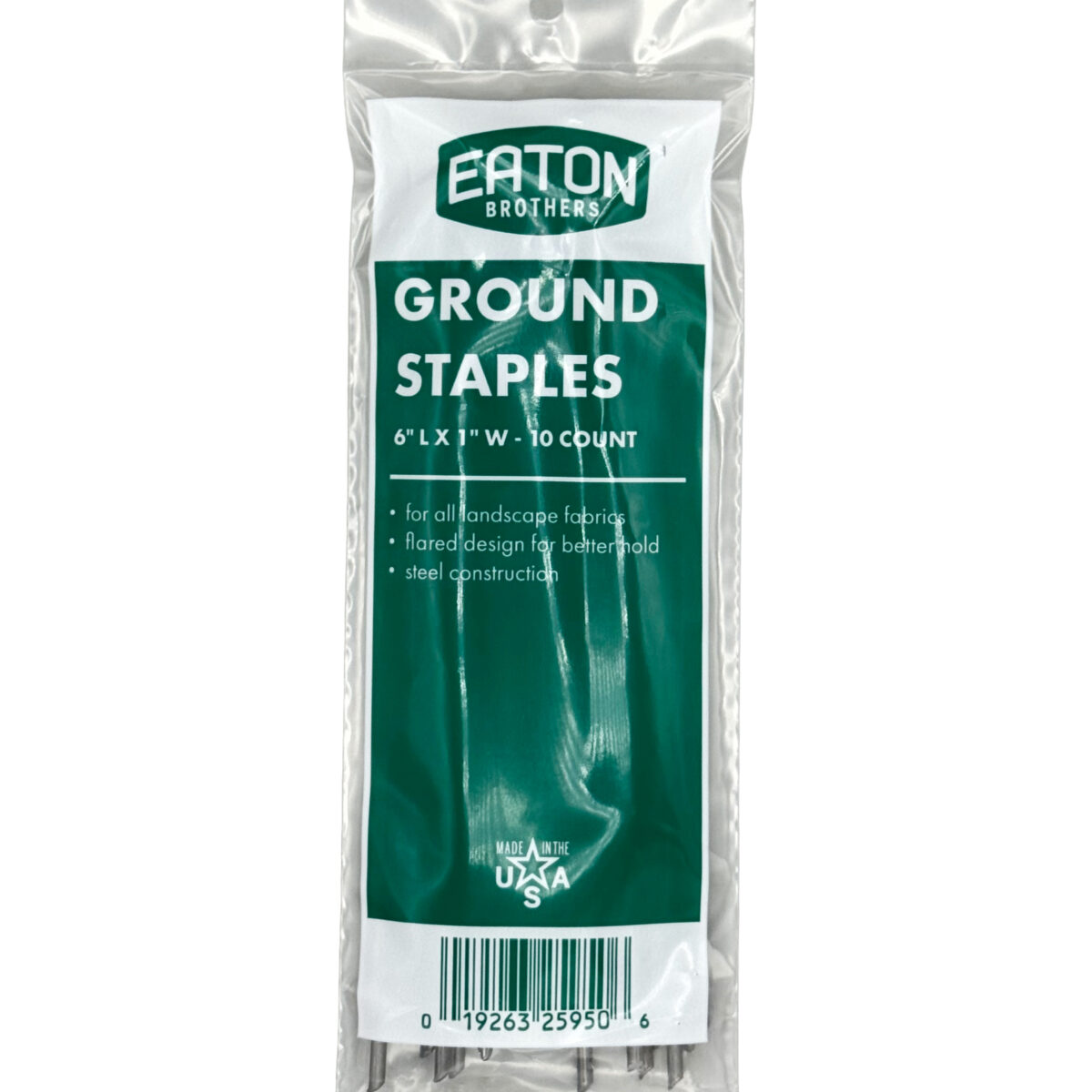 Landscape Fabric Staples | Ground Staples | Eaton Brothers