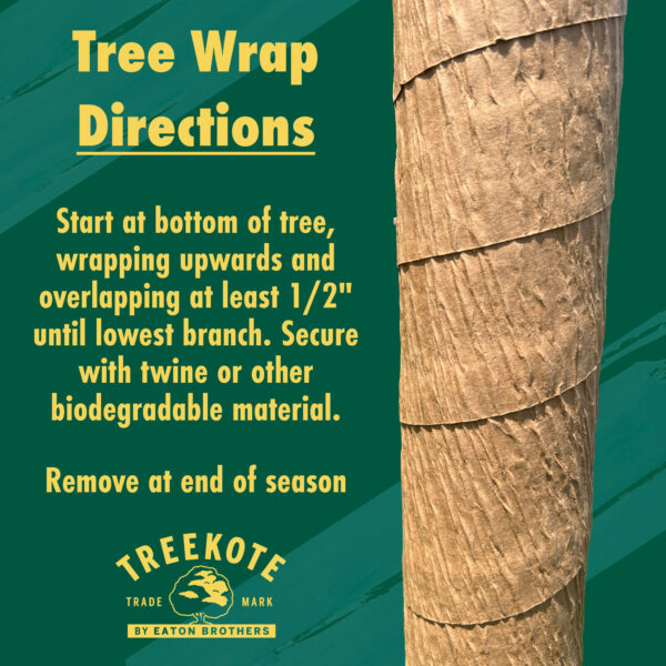 Treekote Paper Tree Wrap | Protect from Sun Scald, Weather, Bugs and salt.